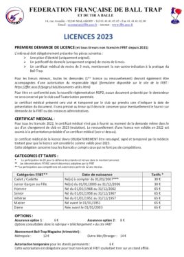 Tarifs – Ball trap de Signes